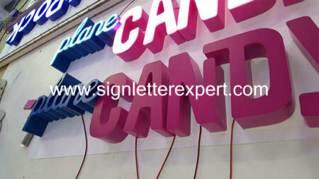 Face lit LED letter signs